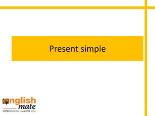 Present simple tense with stories | PPTX