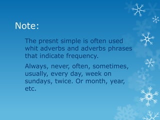 Present simple tic´s | PPTX
