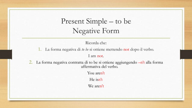Present simple (to be) | PPTX