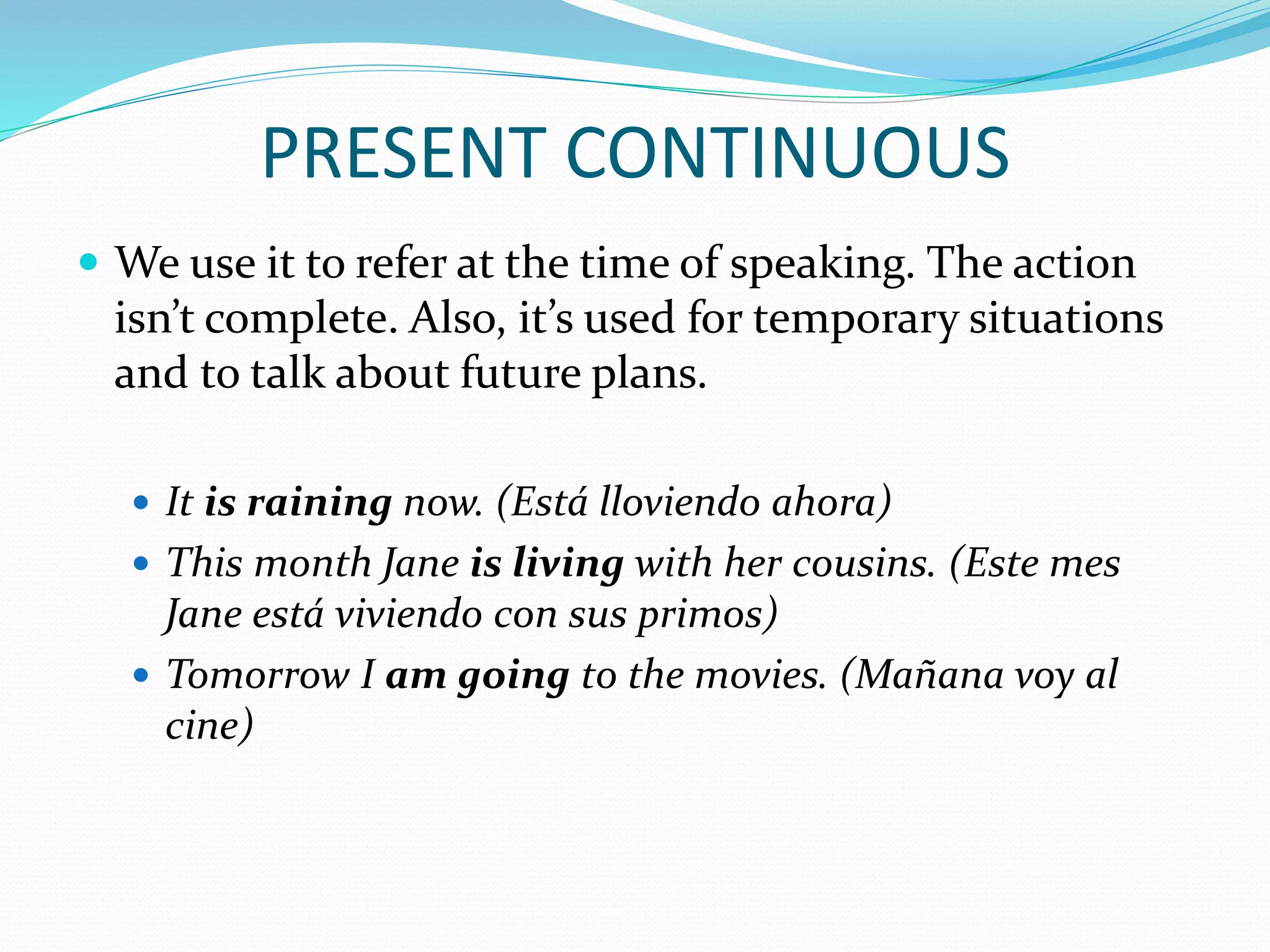 Present simple versus present continuous | PPTX