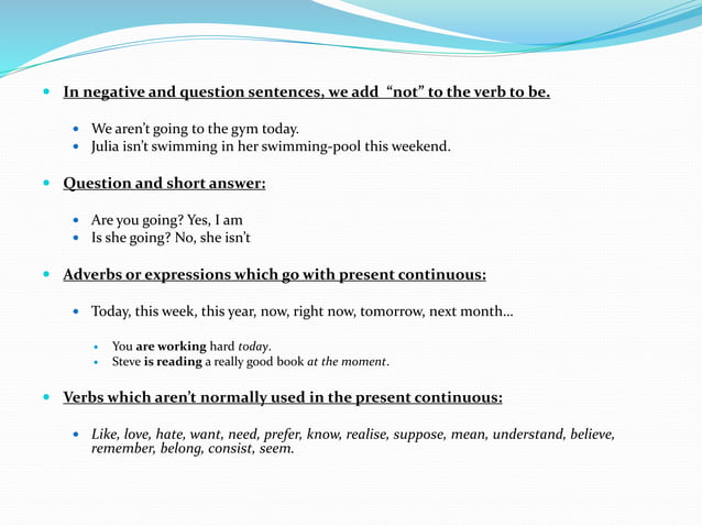 Present simple versus present continuous | PPTX