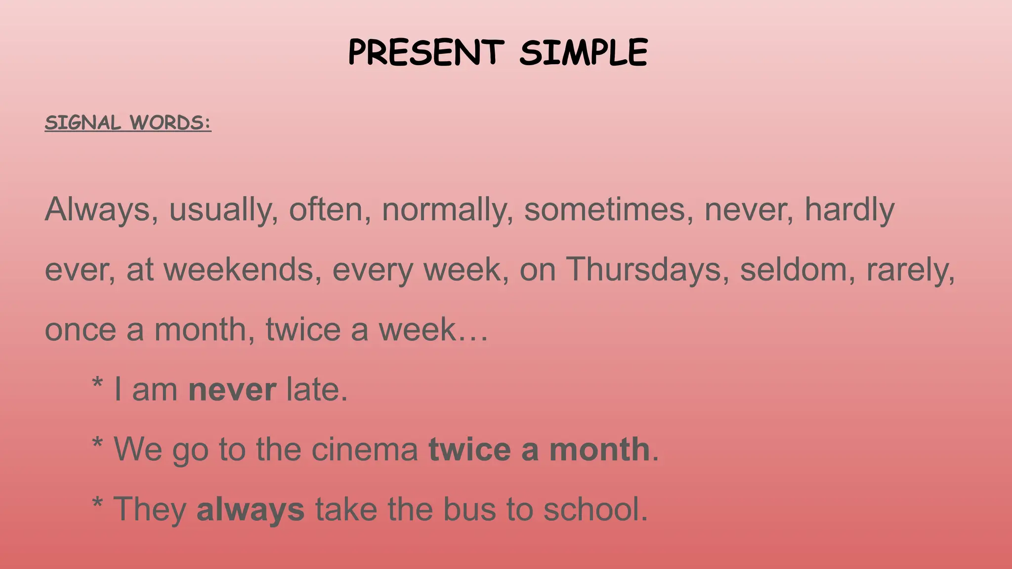 PRESENT SIMPLE VERSUS PRESENT CONTINUOUS.pptx