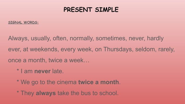 PRESENT SIMPLE VERSUS PRESENT CONTINUOUS.pptx