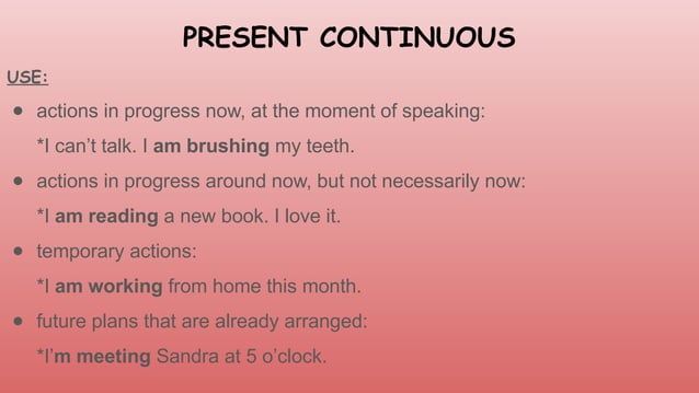 PRESENT SIMPLE VERSUS PRESENT CONTINUOUS.pptx