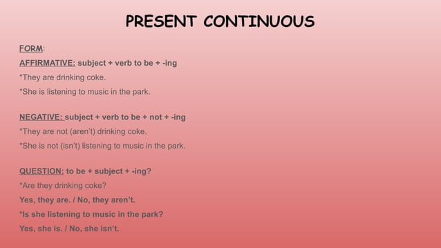 PRESENT SIMPLE VERSUS PRESENT CONTINUOUS.pptx