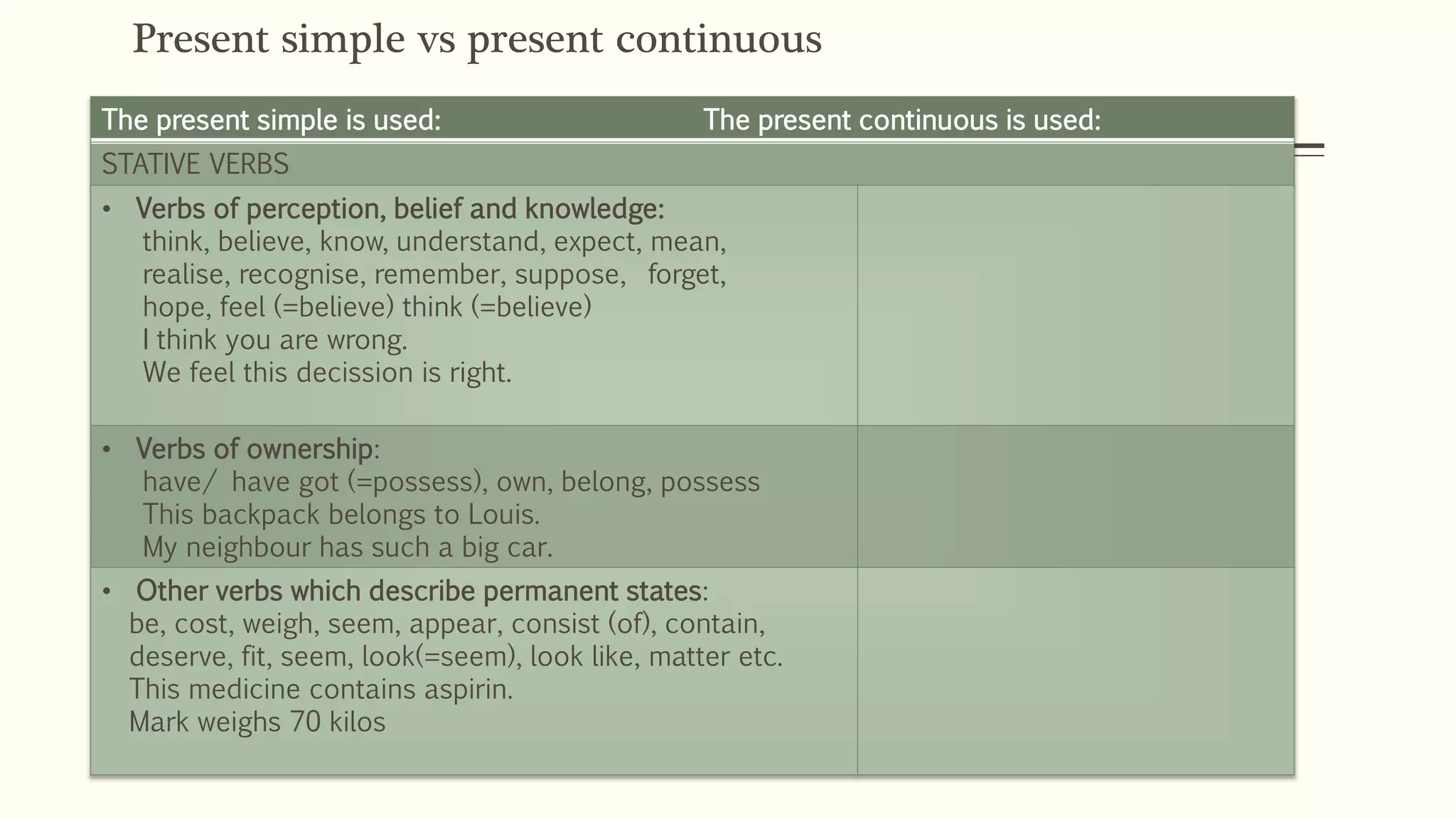 Present simple vs present continous | PPTX