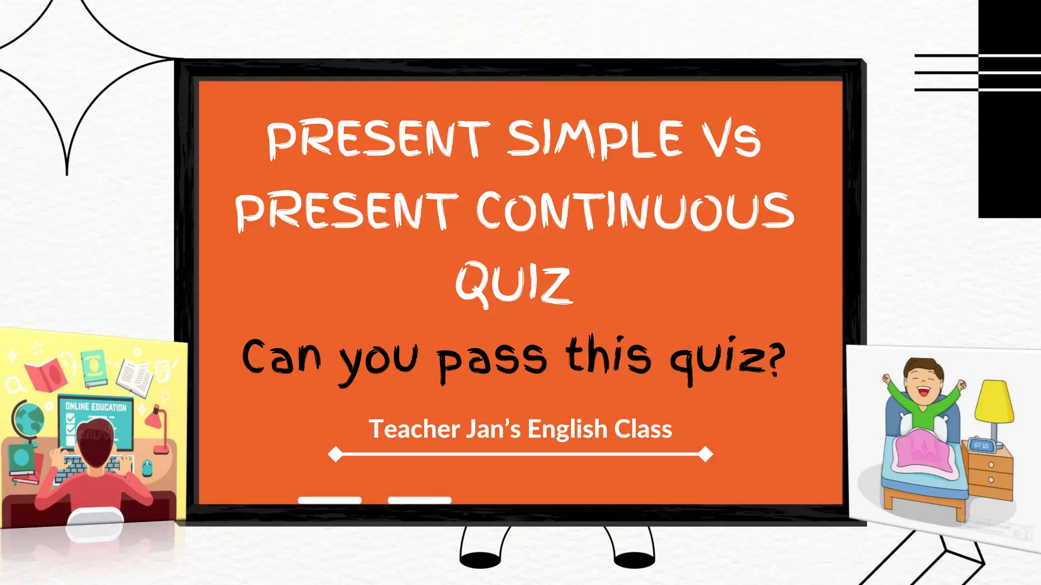 Can you pass 11/11? Present Simple Vs Present Continuous Quiz | PPTX ...