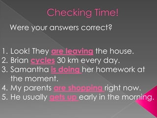 Present Simple vs Present Continuous | PPTX