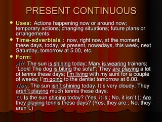 Present simple vs present continuous | PPT