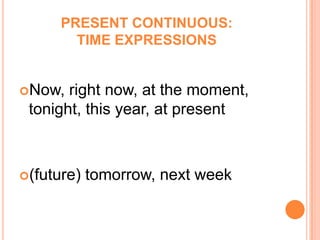 Present simple vs present continuous | PPT