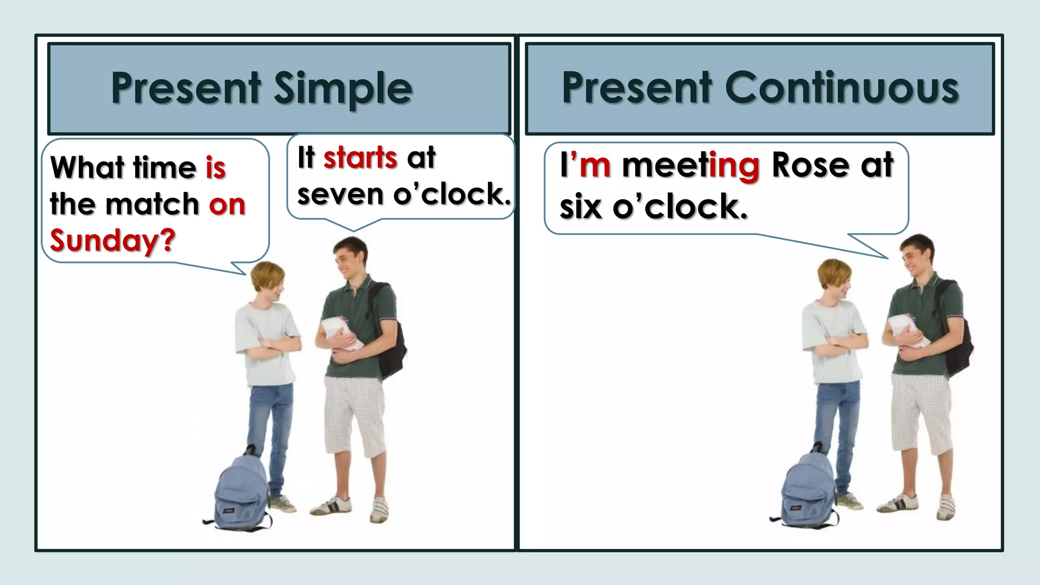 Present Simple vs Present Continuous - English Language | PDF