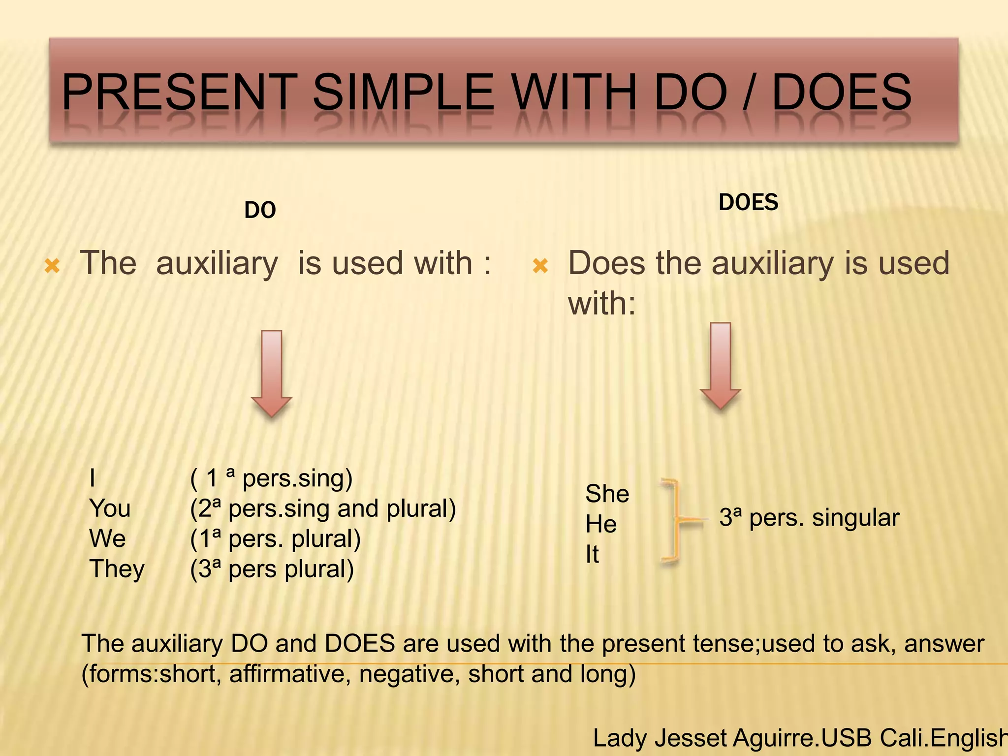Present Simple With Do | PPTX