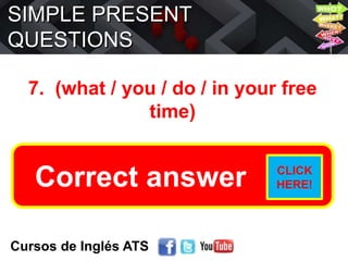 Present simple yes no questions and wh questions game | PPTX