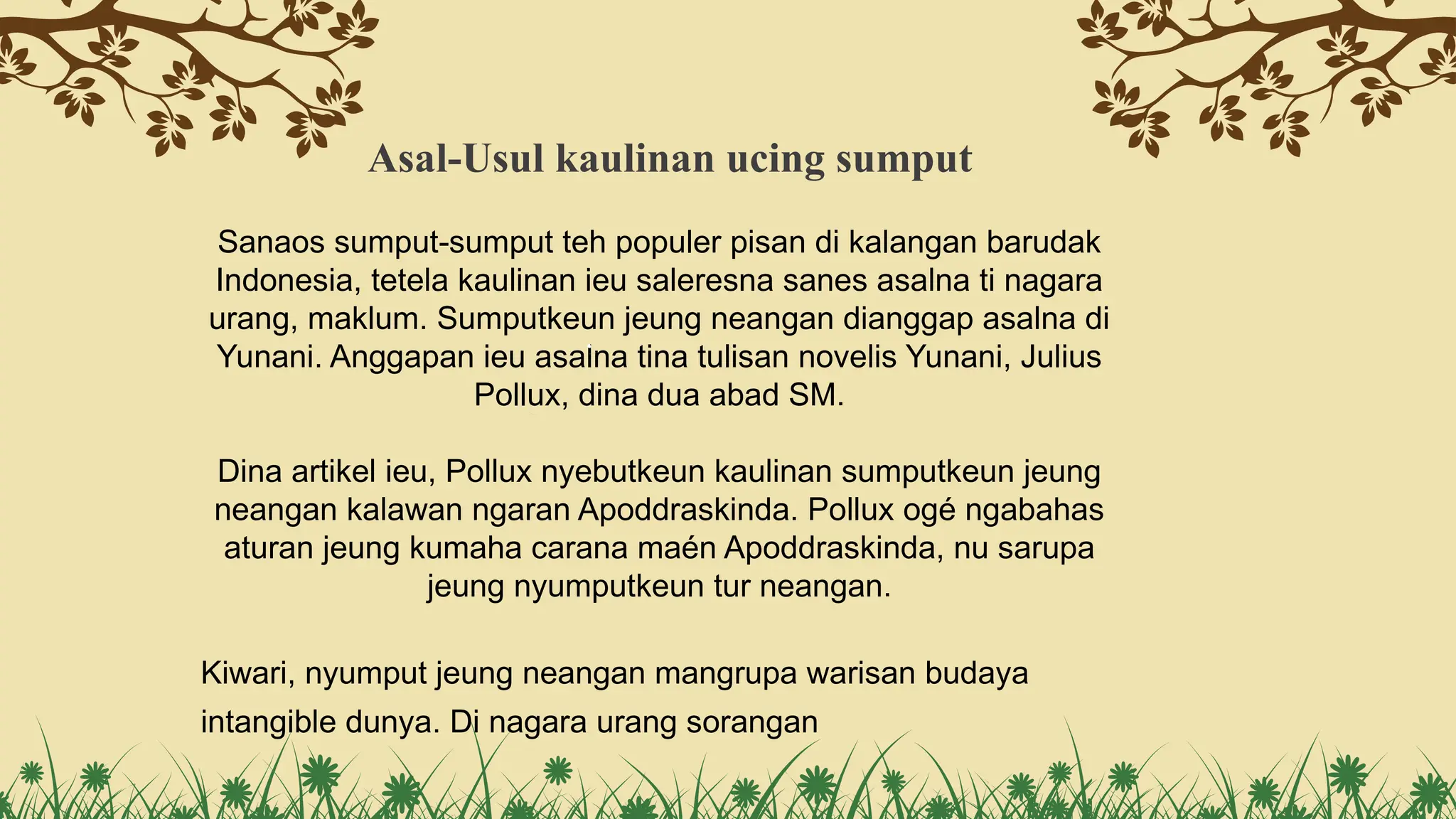 presentasi ucing sumput sigma mewing ssss | PPTX