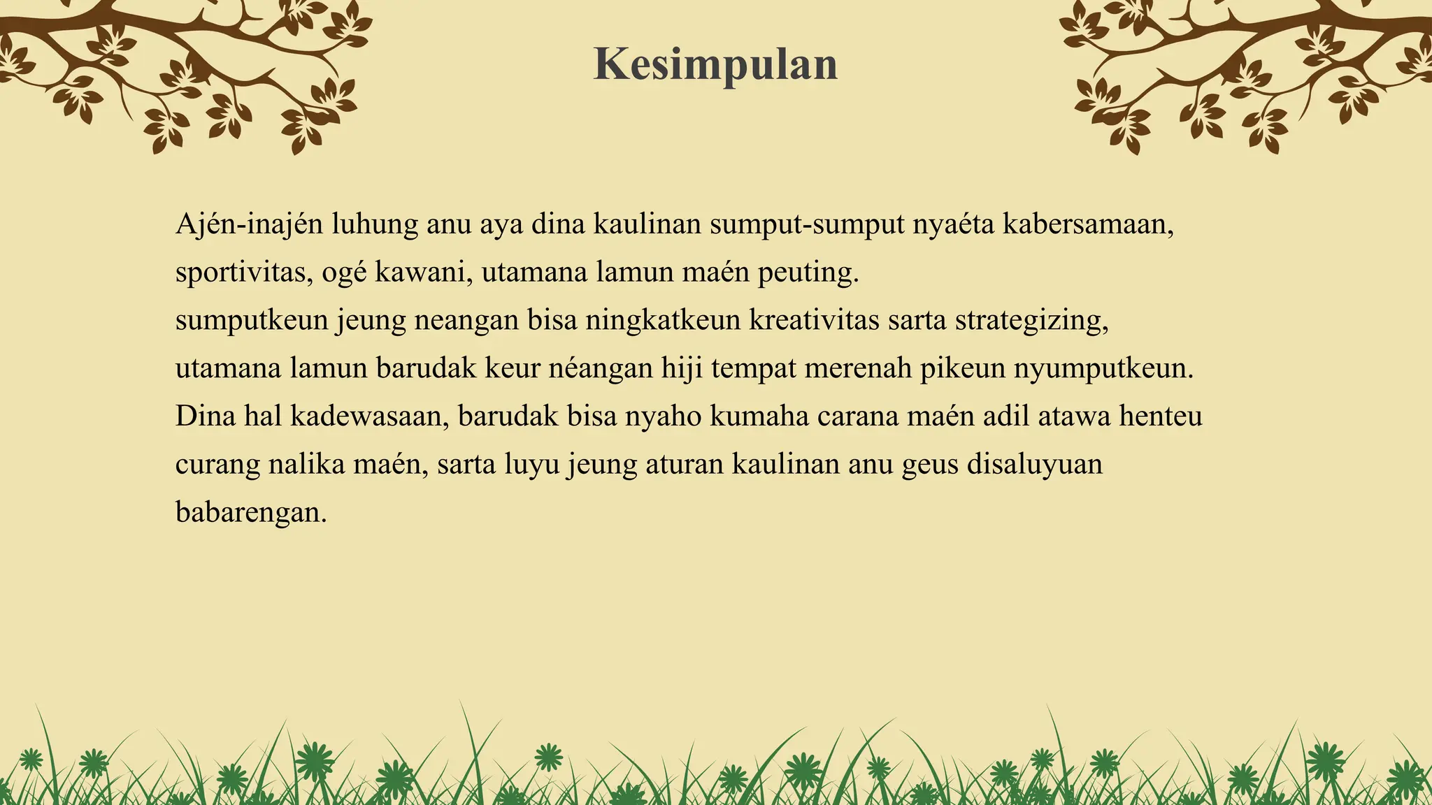 presentasi ucing sumput sigma mewing ssss | PPTX