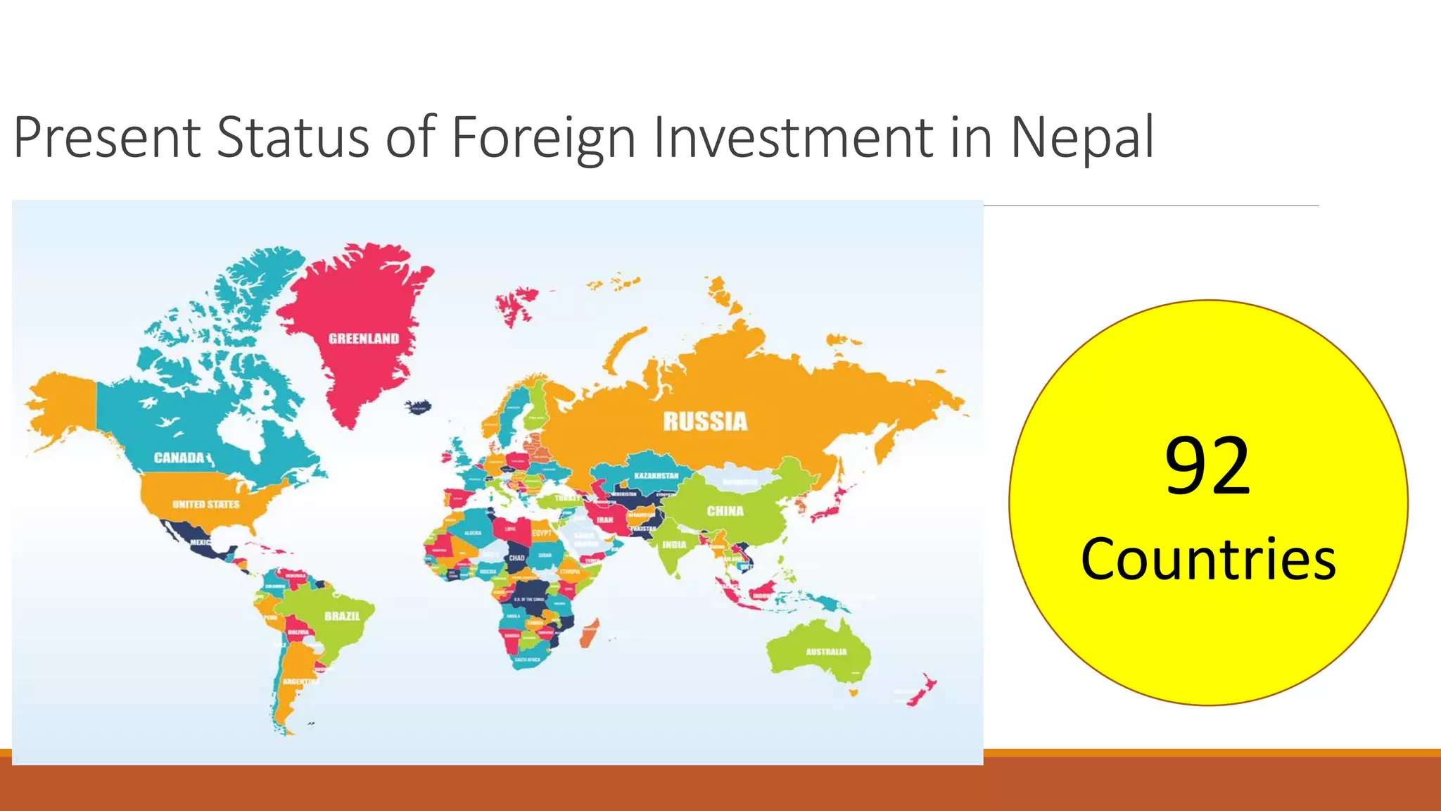 Present Status of Foreign Direct Investment(FDI) In Nepal | PDF