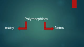 Presentstion polymorphism opp Java muet u | PPT