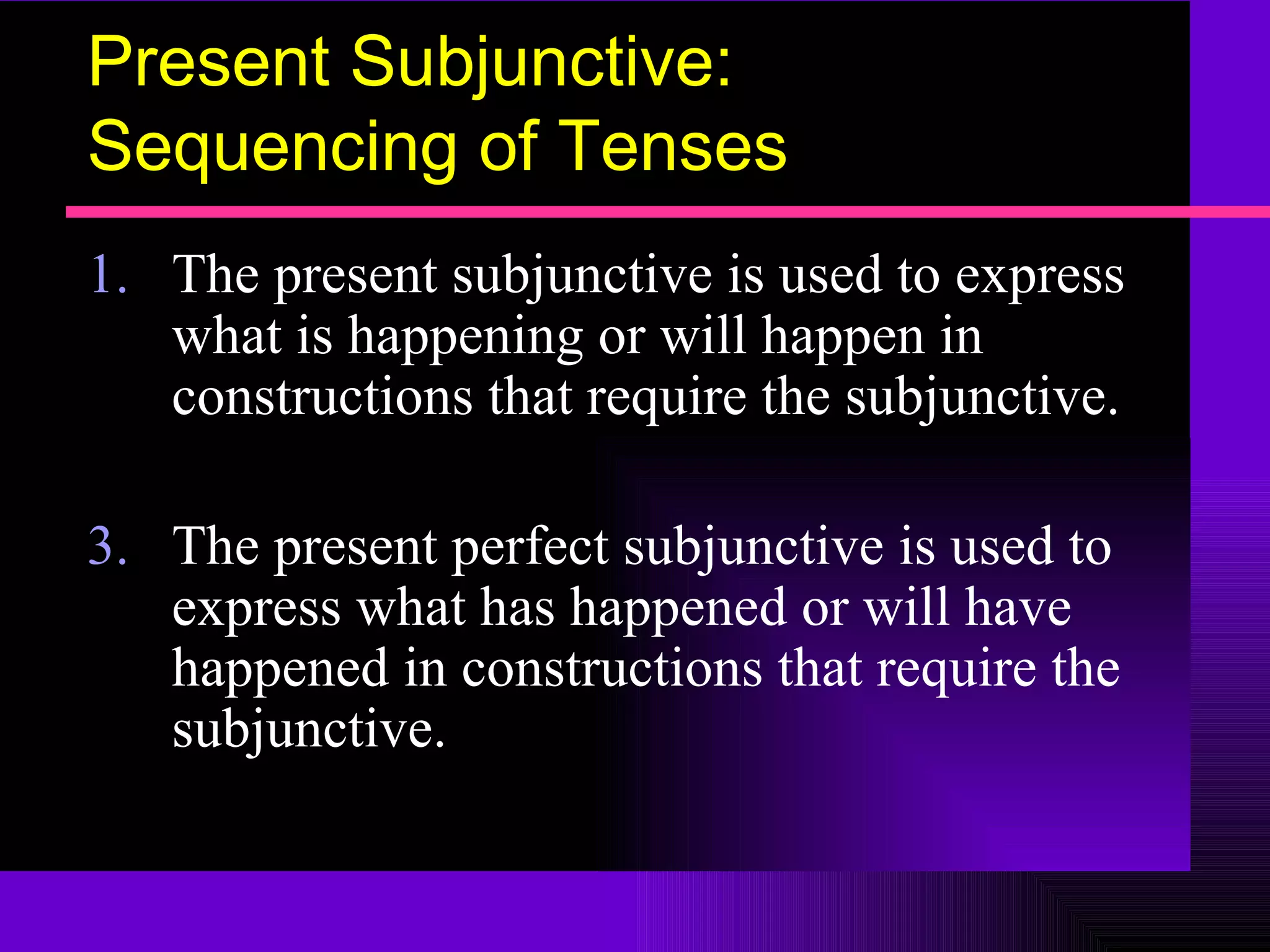 Present subjunctive | PPT