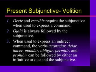Present subjunctive | PPT