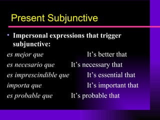 Present subjunctive | PPT