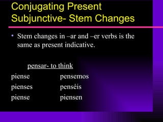Present subjunctive | PPT