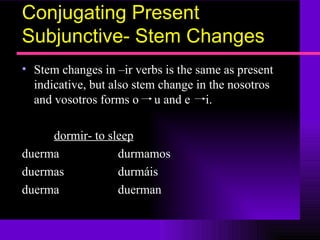 Present subjunctive | PPT