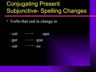 Present subjunctive | PPT