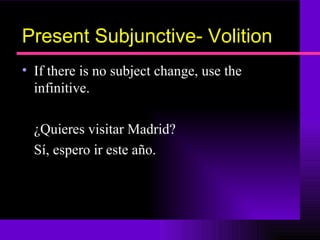 Present subjunctive | PPT