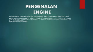 asas berkaitan komponen enjin | PPT