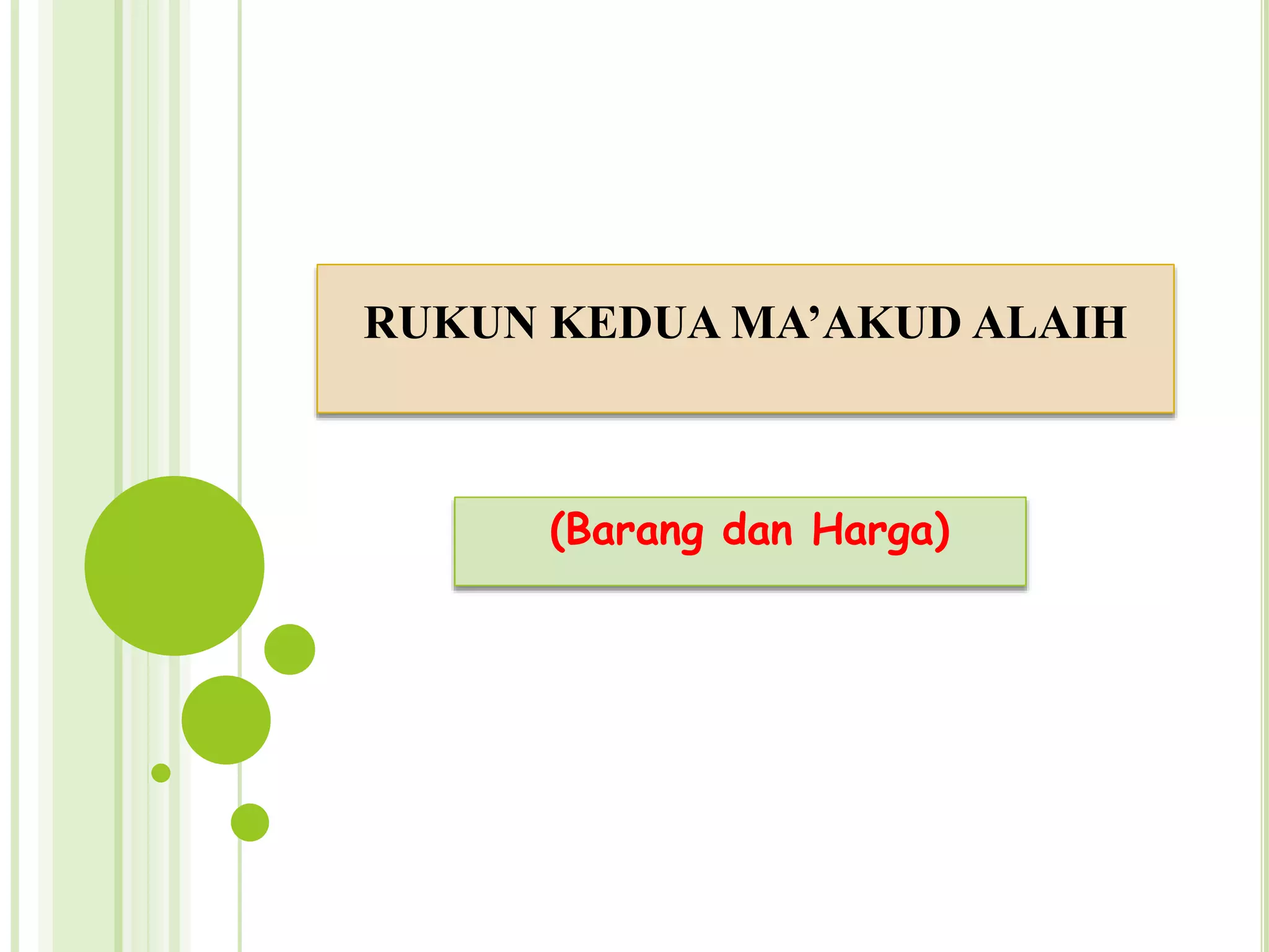 Bab 5- Akad, Rukun dan Syarat Jual Beli. | PPTX