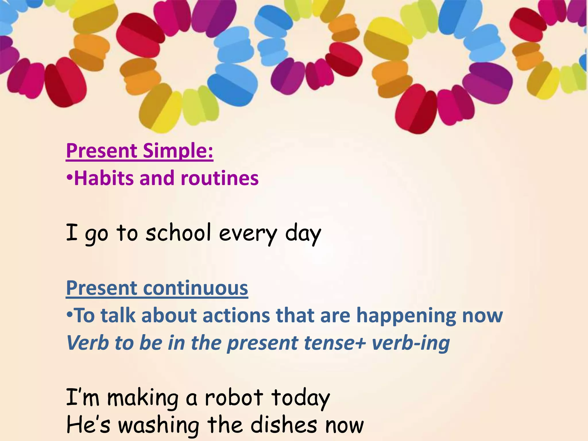 Present tense | PPTX