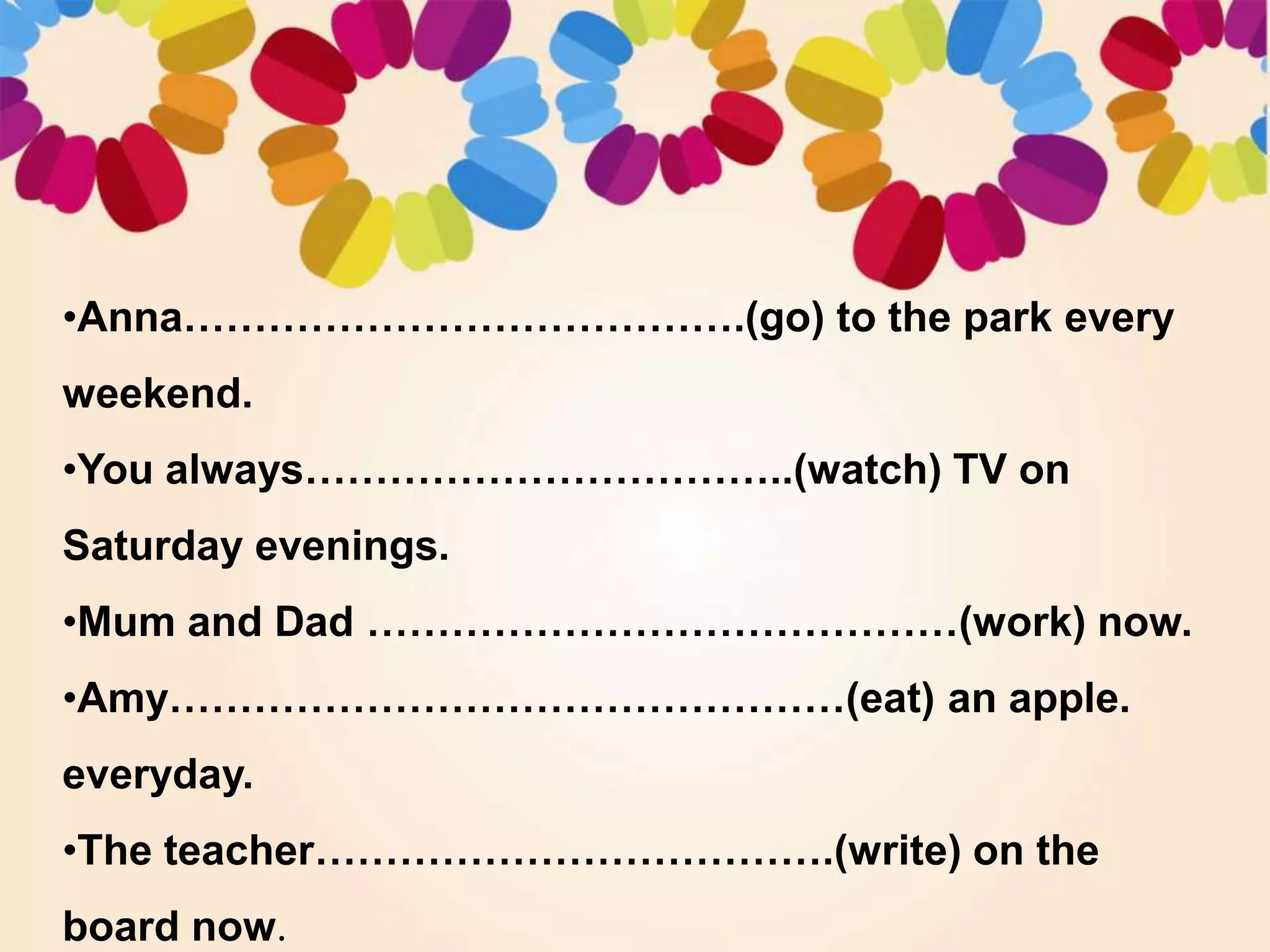 Present tense | PPTX