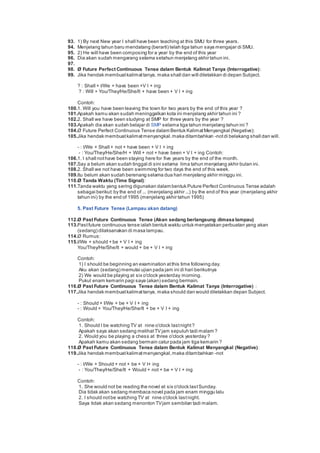 Present tense | DOCX