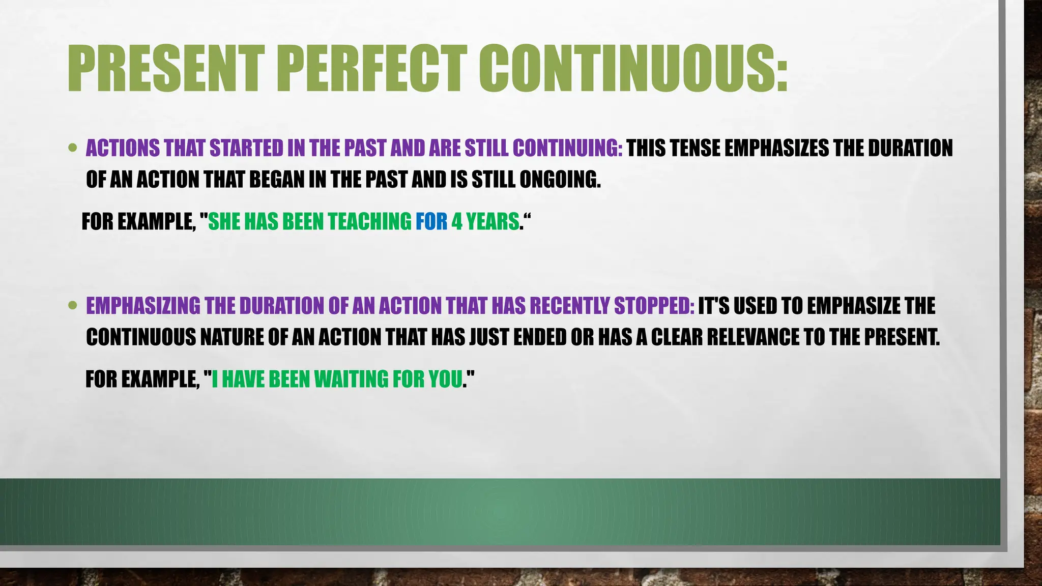 Tense-Present Tense: Simple, Progressive, Perfect, Perfect Progressive pptx | PPTX