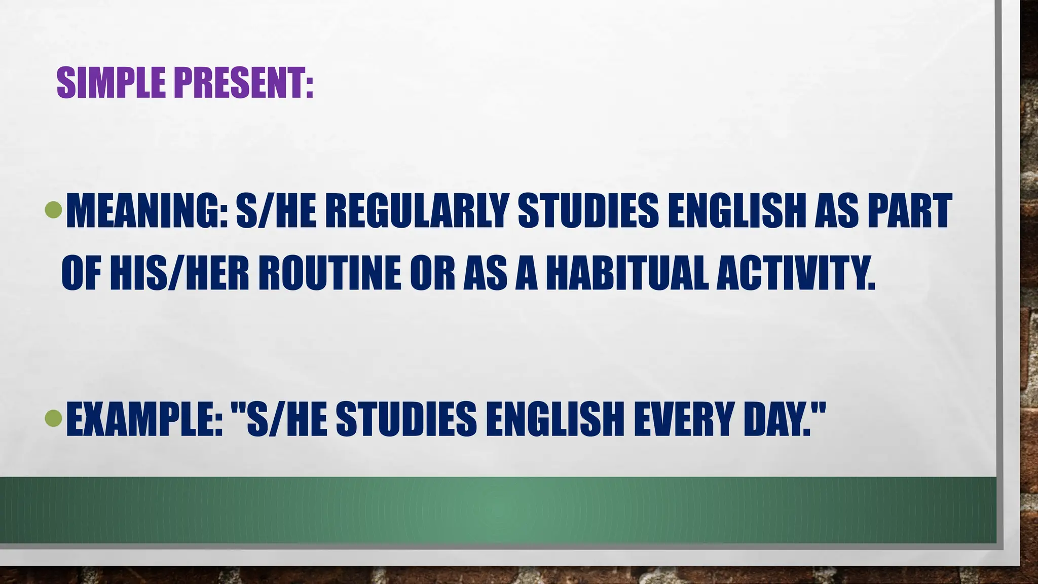 Tense-Present Tense: Simple, Progressive, Perfect, Perfect Progressive pptx | PPTX