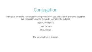 Present tense ar verbs | PPTX