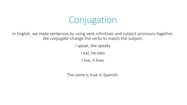 Present tense ar verbs | PPTX