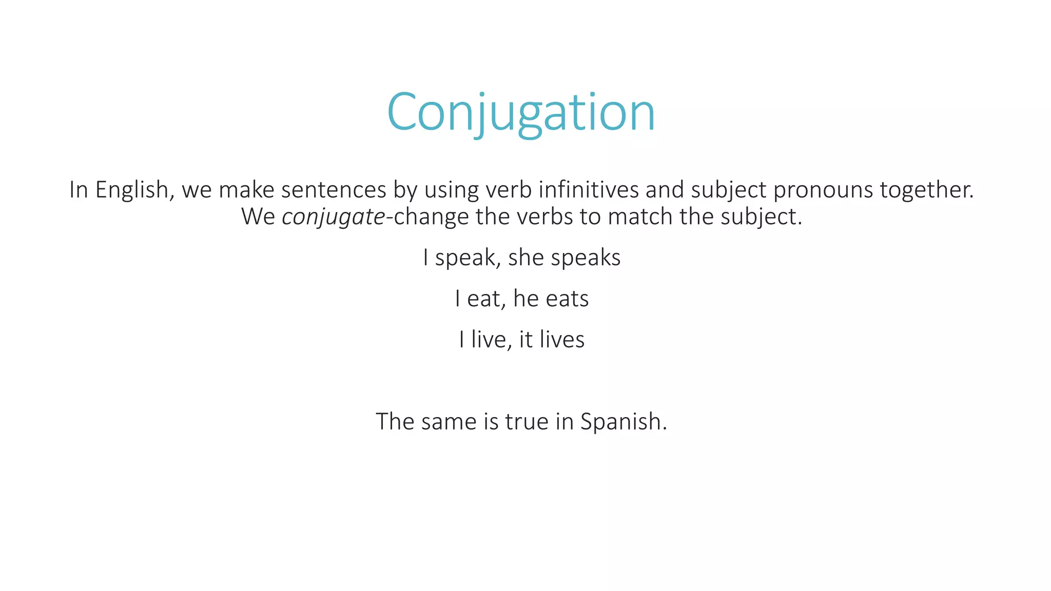 Present tense er -ir verbs | PPTX