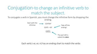 Present tense er -ir verbs | PPT