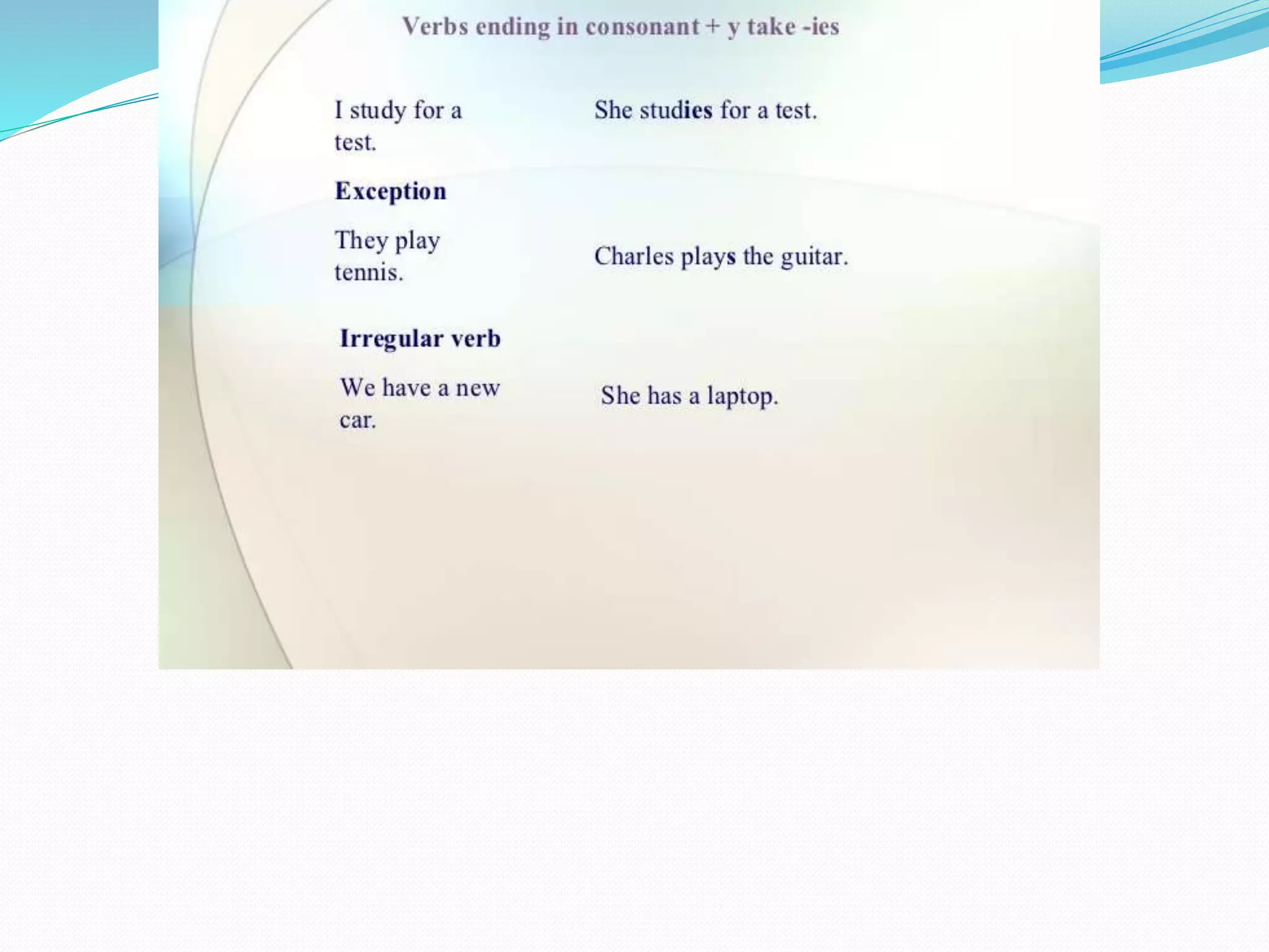 Present tense simple present | PPTX