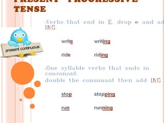 Present tense 1º eso | PPT