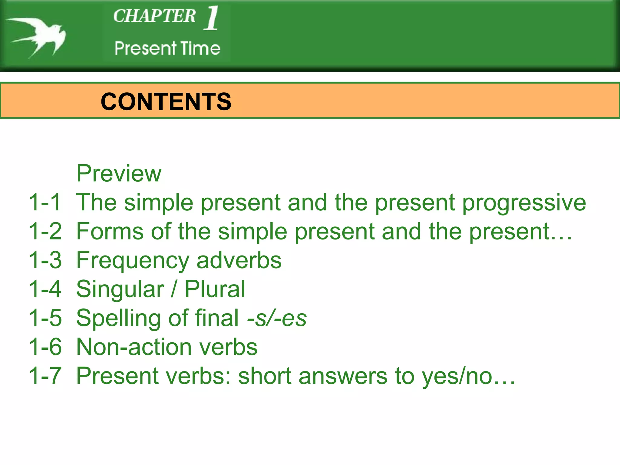 Present tense powerpoint | PPS