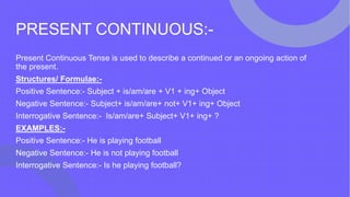 Present tense ppt by HEMASAI.P | PPTX