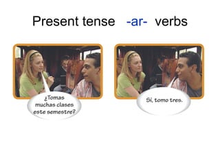 Present tense presentation | PPT