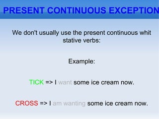 Present tenses | ODP
