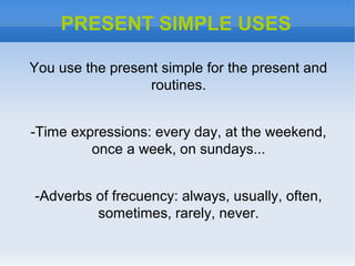 Present tenses | ODP