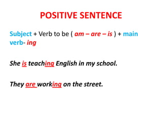 Present tenses | PPTX