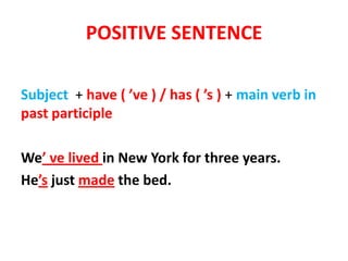 Present tenses | PPT