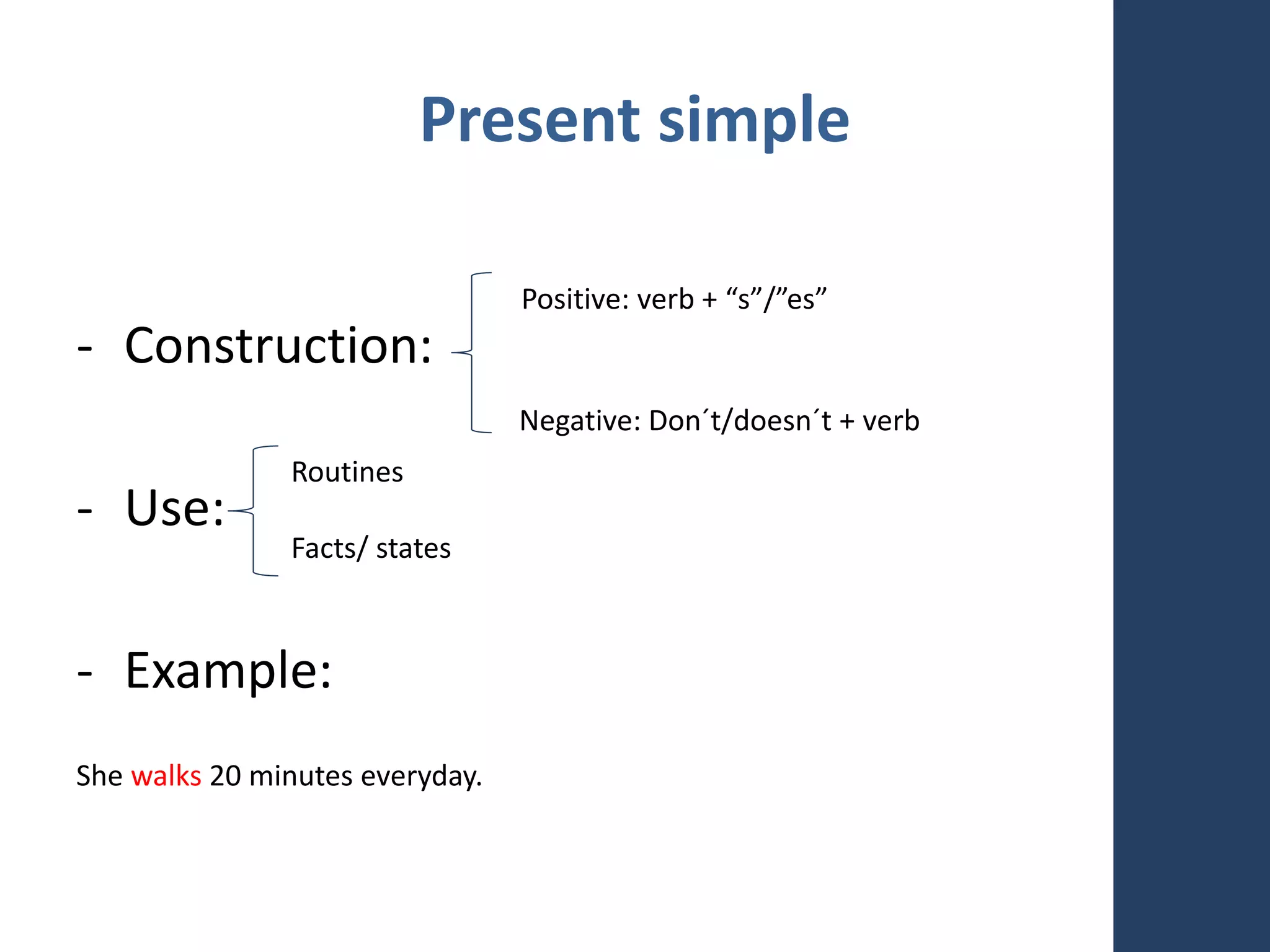 Present tenses | PPT