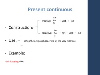 Present tenses | PPT